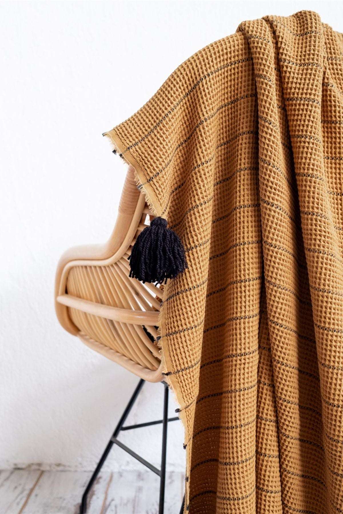 Frankincense Sofa Shawl Camel