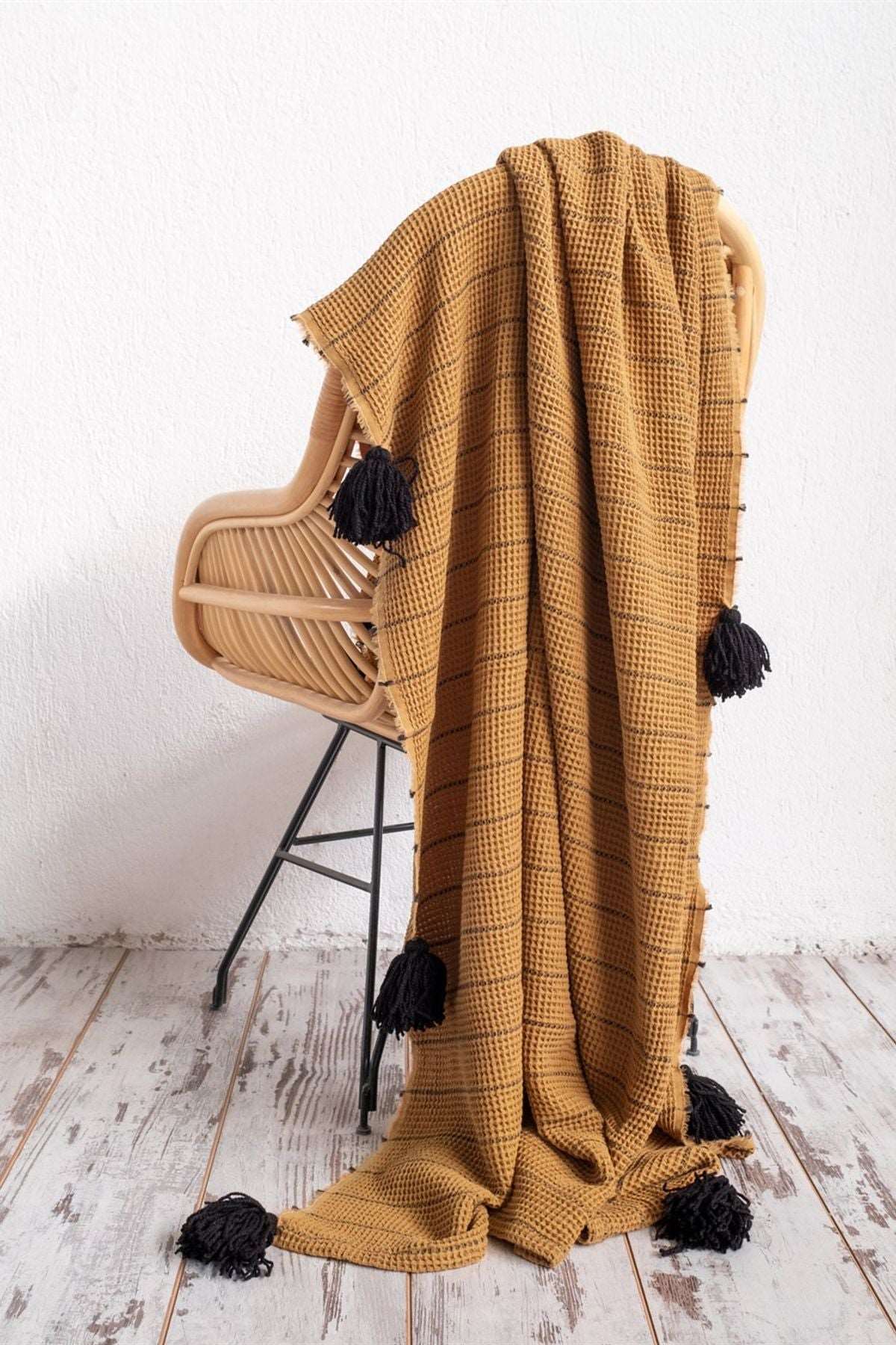 Frankincense Sofa Shawl Camel